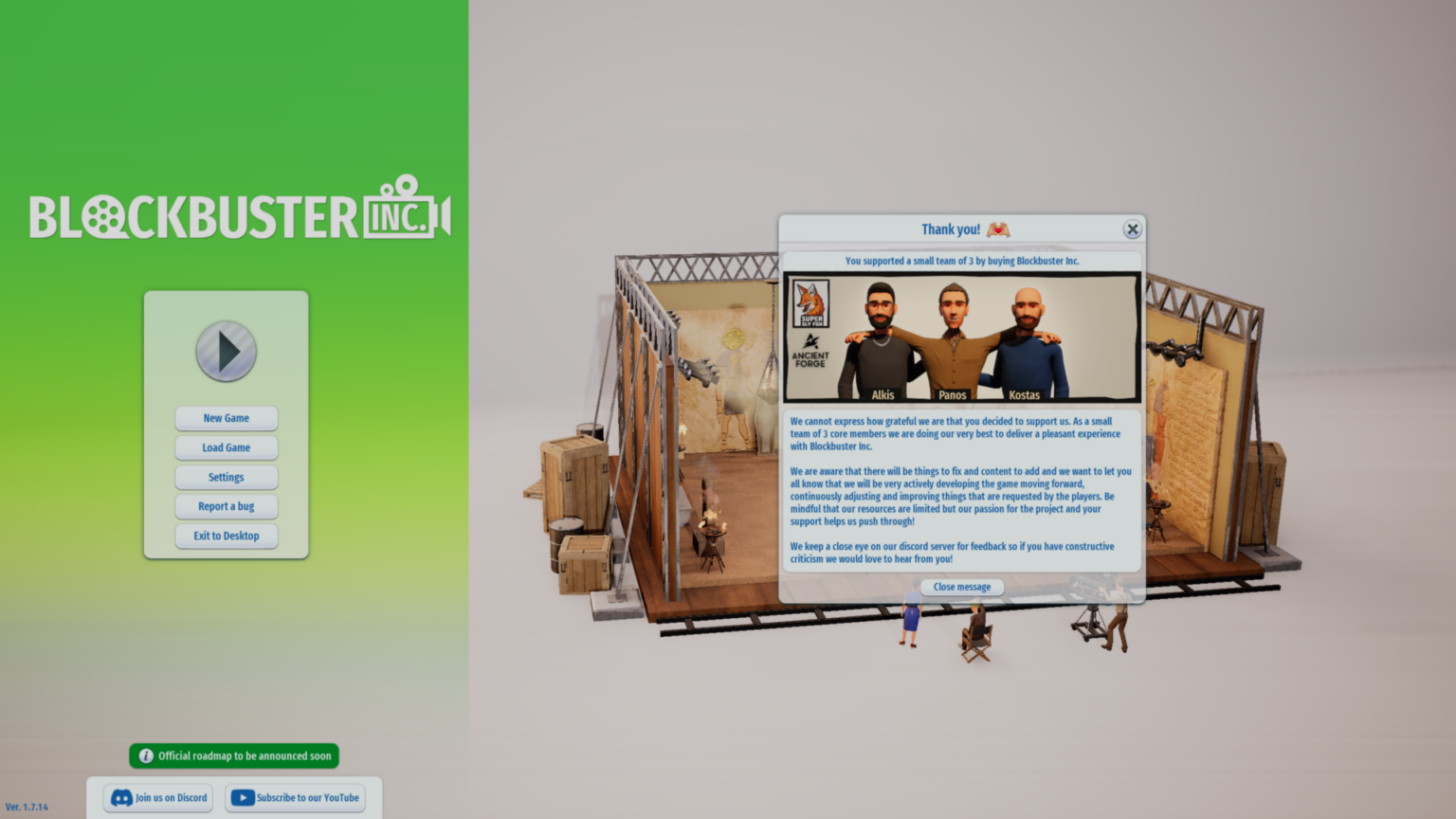 Avis – Blockbuster Inc., Spielberg simulator